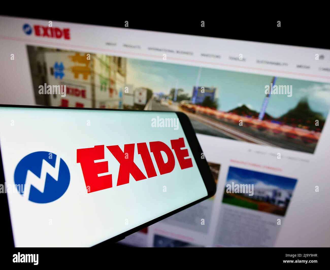 Exide industries logo -Fotos und -Bildmaterial in hoher Auflösung – Alamy