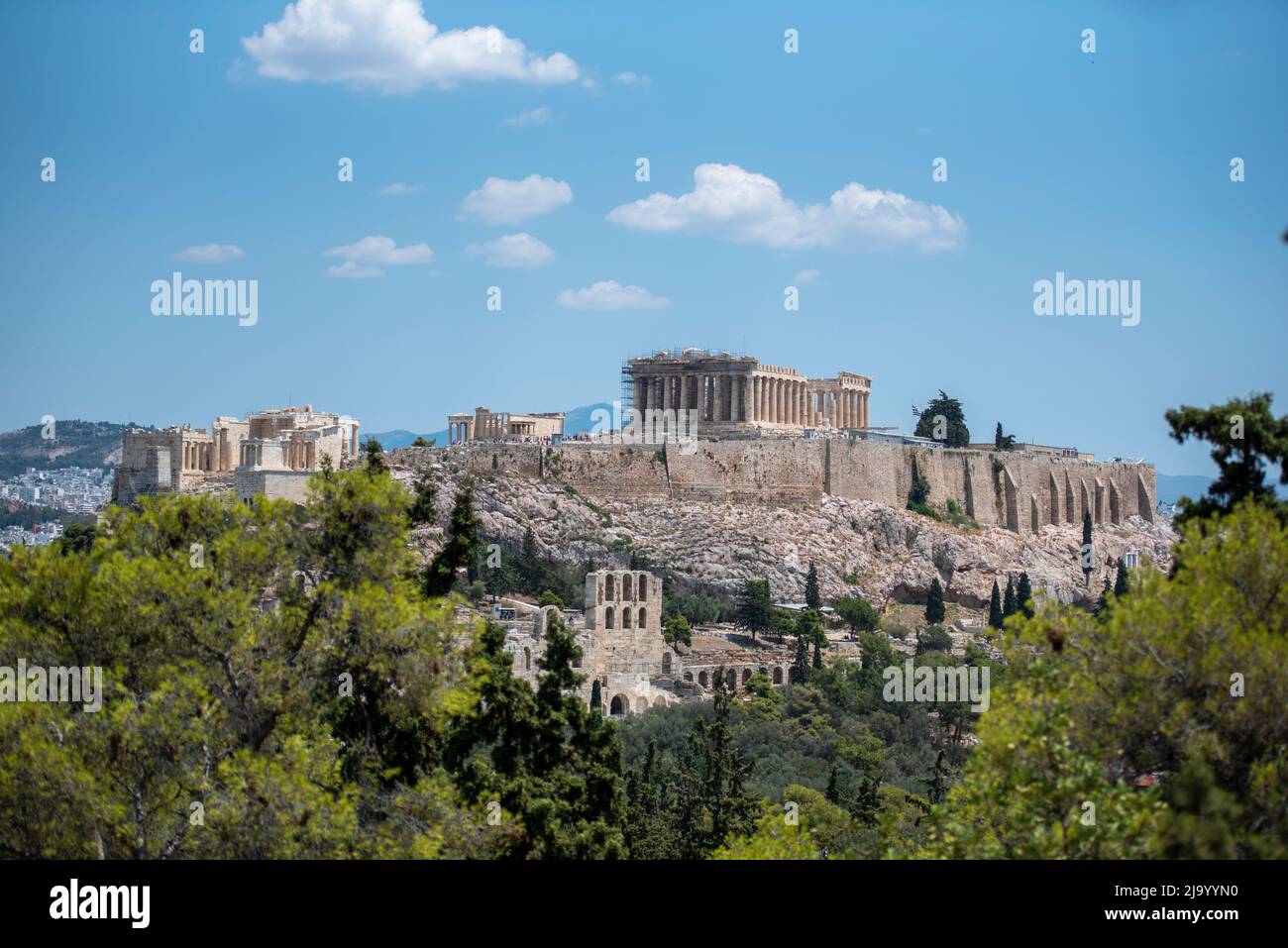 Athen Hauptstadt von Griechenland. Altes Griechenland, mächtiges ...