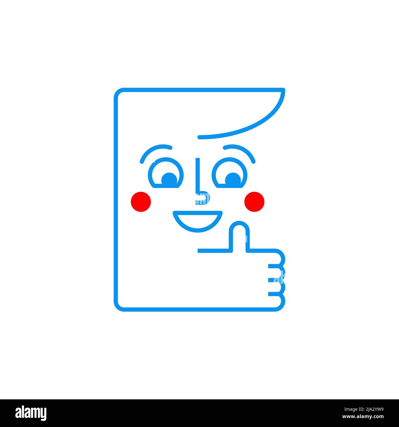 Daumen hoch Zeichen alles ist sehr gut Symbol Stock-Vektorgrafik - Alamy