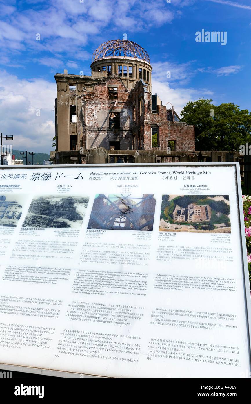 Hiroshima japan memorial peace -Fotos und -Bildmaterial in hoher ...