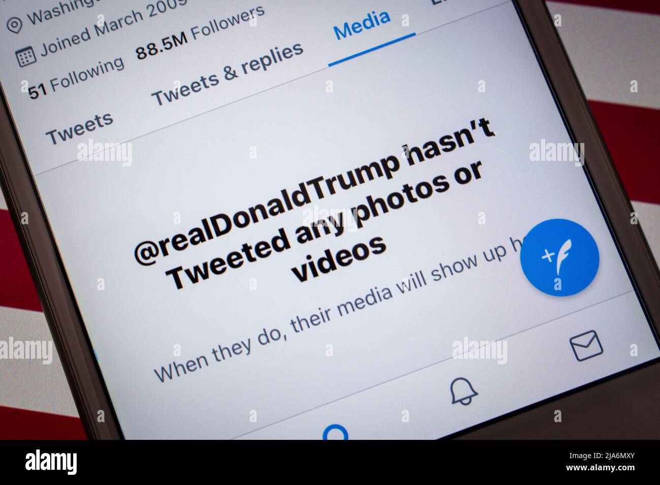 Twitter verboten -Fotos und -Bildmaterial in hoher Auflösung – Alamy