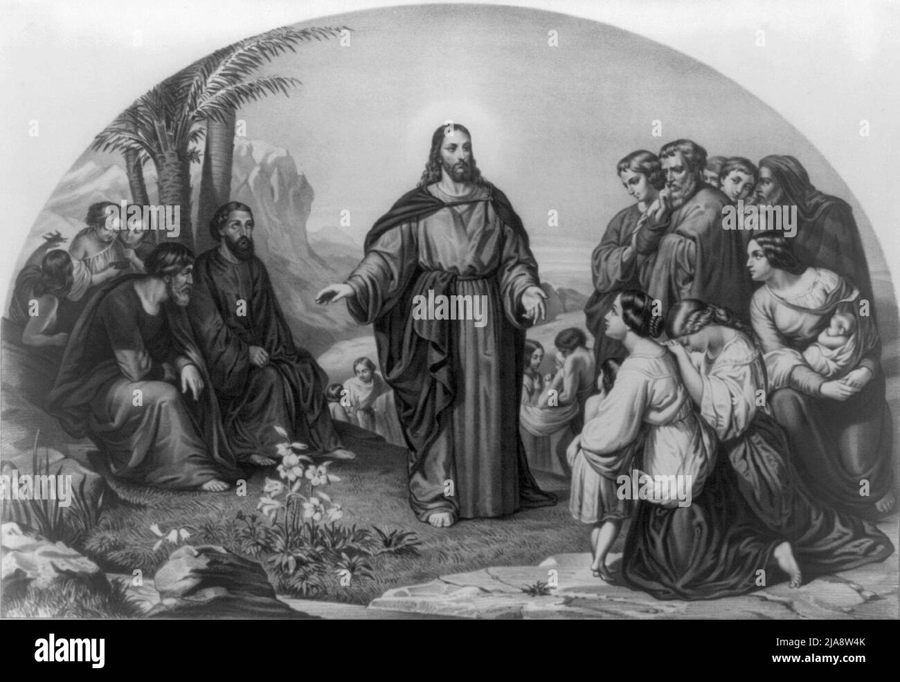 Die bergpredigt christi -Fotos und -Bildmaterial in hoher Auflösung – Alamy