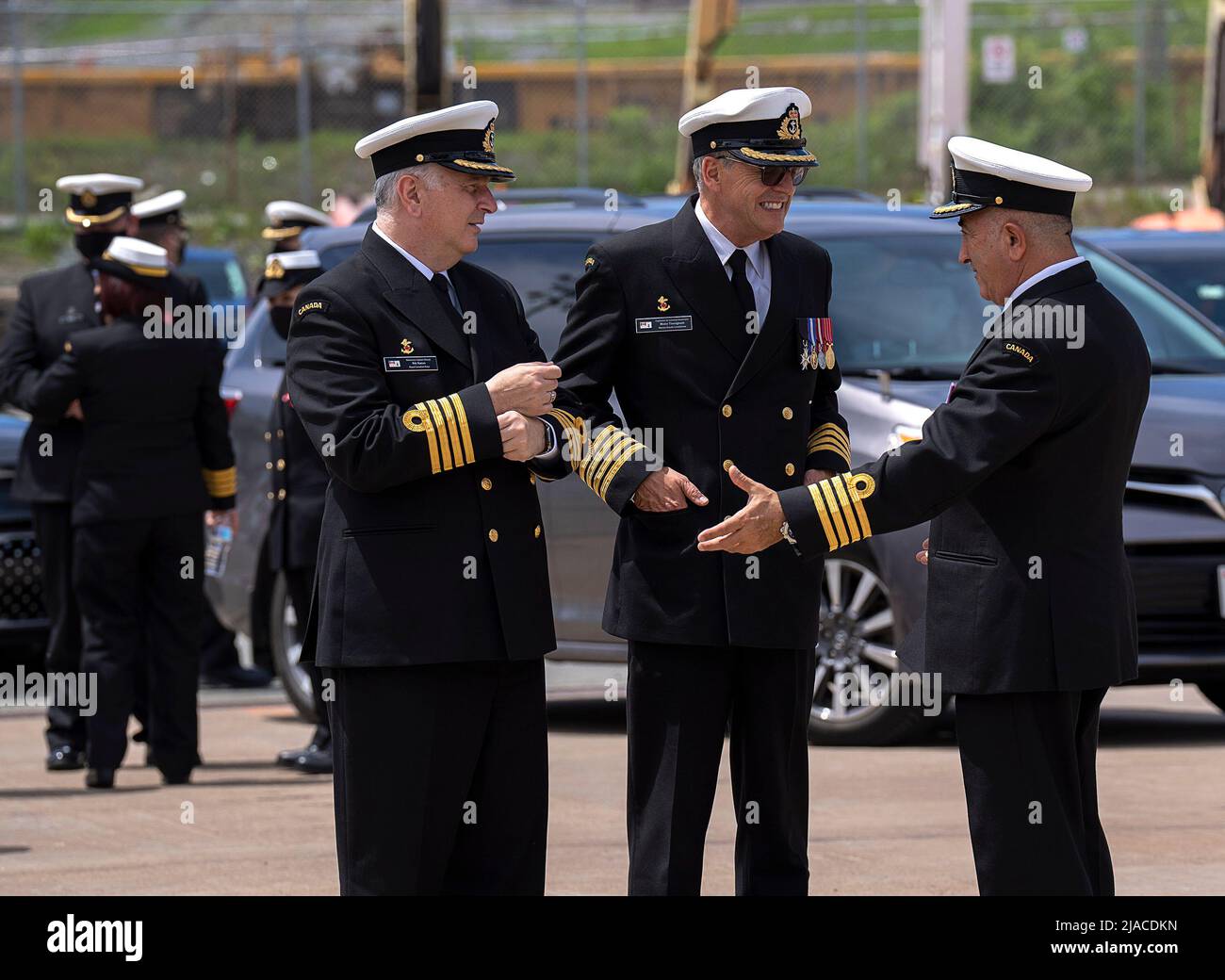 Nik Nanos, Moise Tousignant und Fred George, von links nach rechts ...