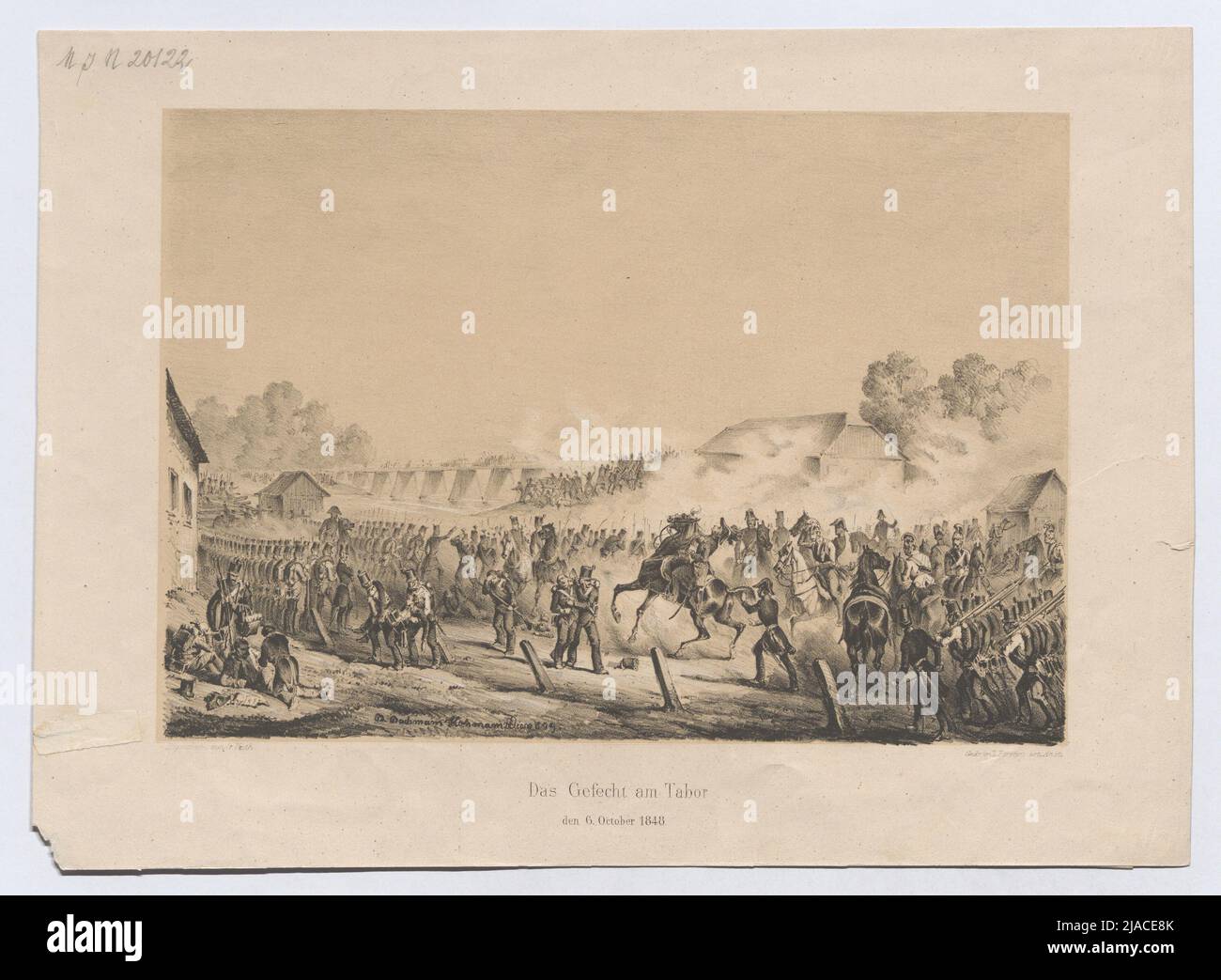 'Die Schlacht auf dem Tabor / 6. Oktober 1848.' (Generalmajor Hugo aus ...