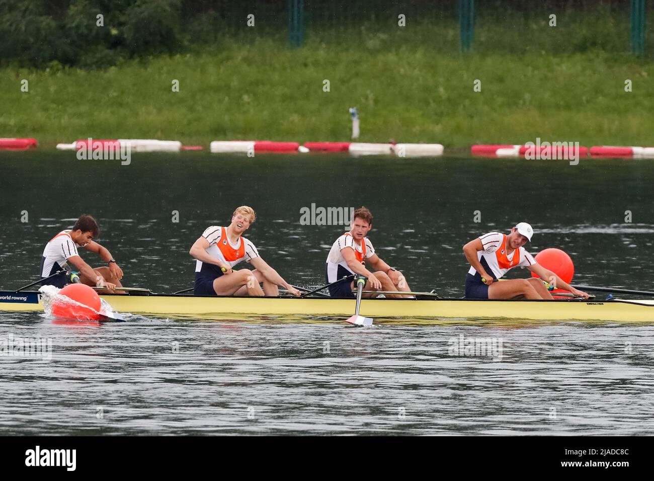 BELGRAD, SERBIEN – MAI 29: Lars Kreiter aus den Niederlanden, Noud ...