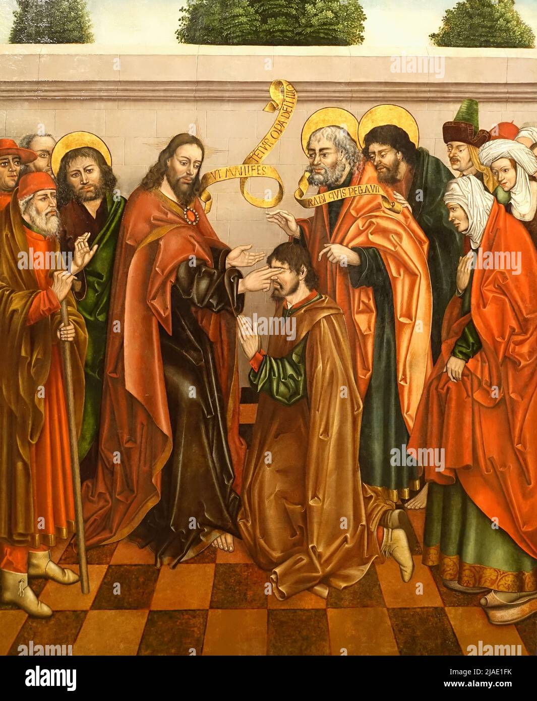Jesus christ healing the blind -Fotos und -Bildmaterial in hoher ...