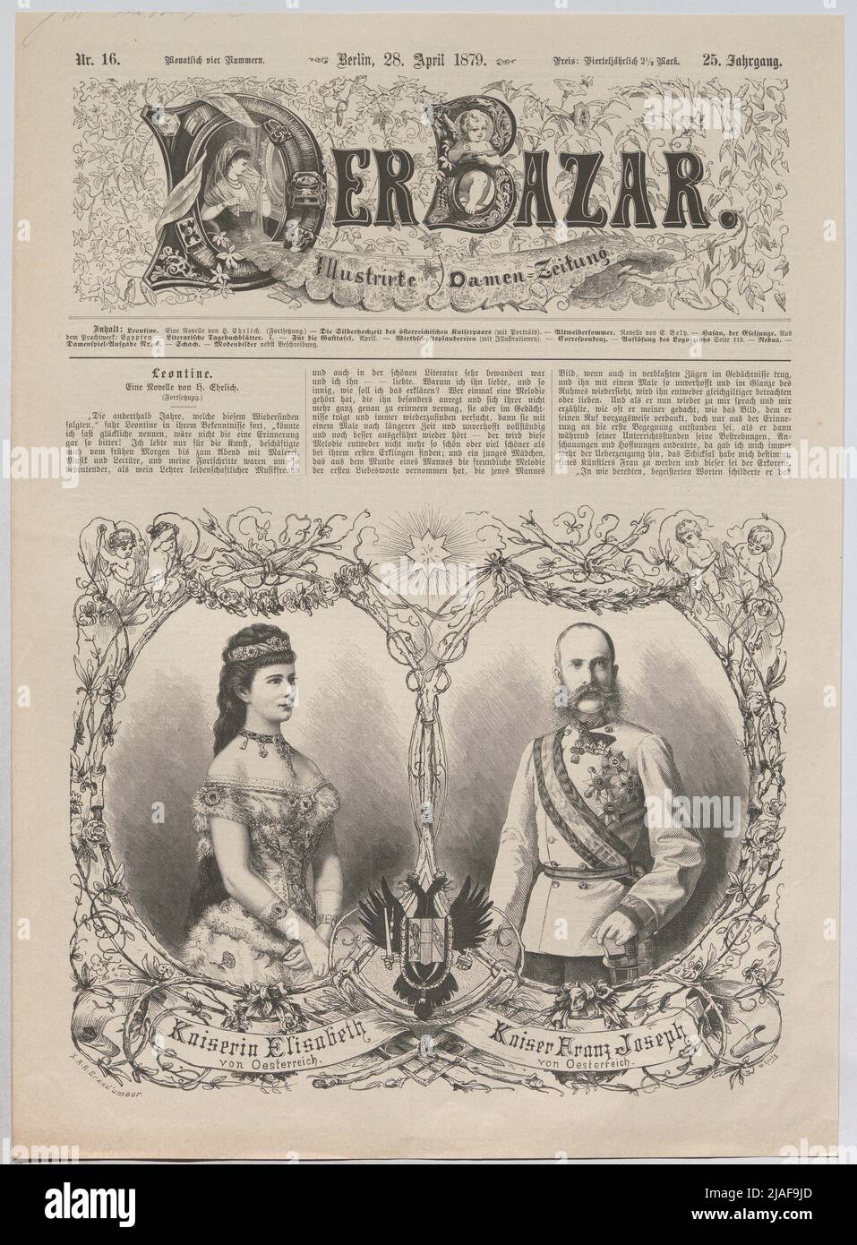 Kaiserin Elisabeth von Österreich; Kaiser Franz Joseph von Österreich ...