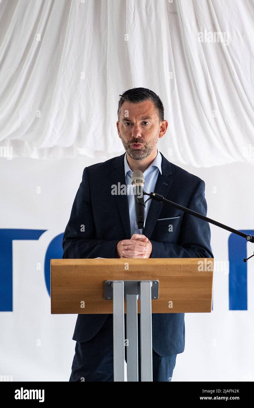 Bockhorn, Deutschland. 30.. Mai 2022. Tim Meyerjürgens, TenneT ...