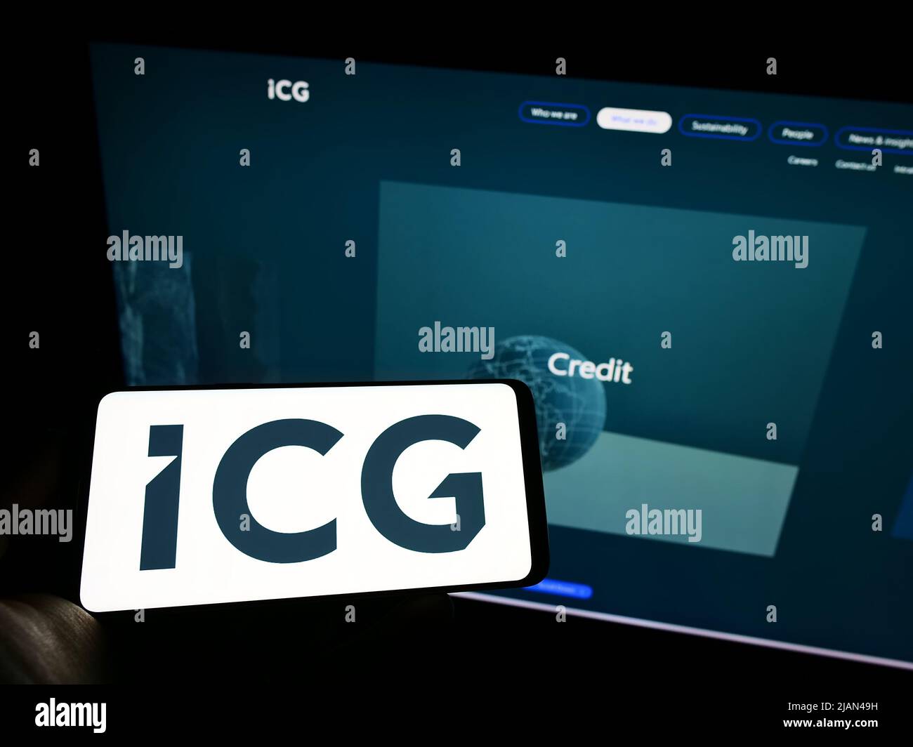 Icg logo -Fotos und -Bildmaterial in hoher Auflösung – Alamy