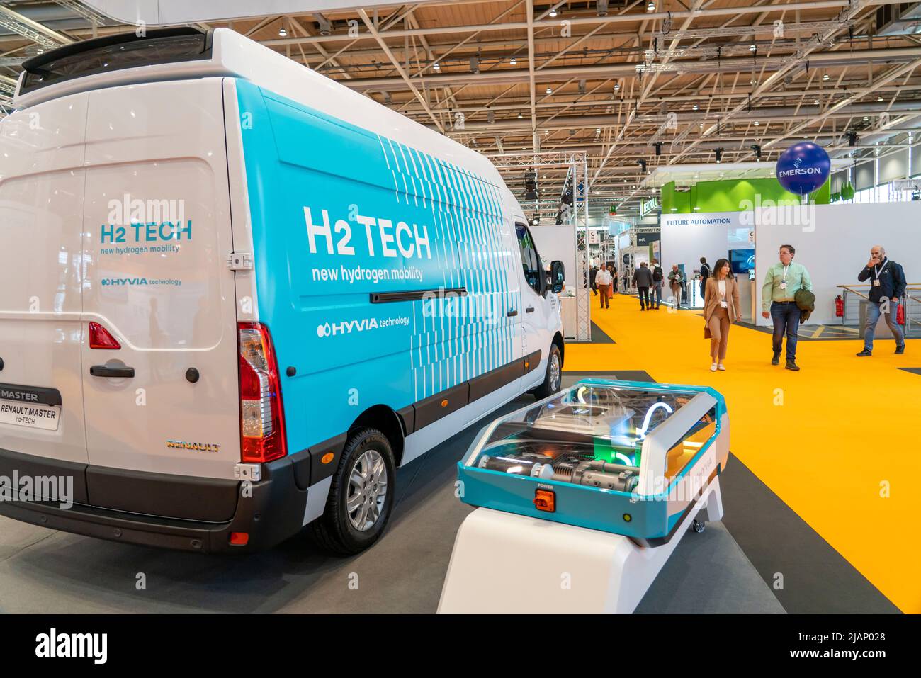 Erster Tag auf der Hannover Messe 2022, Industriemesse, nach 2 Jahren ...