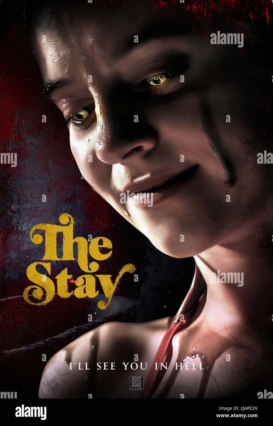 DIE ÜBERNACHTUNG, Plakat unter Originaltitel, Mathilde Dehaye, 2022 ...