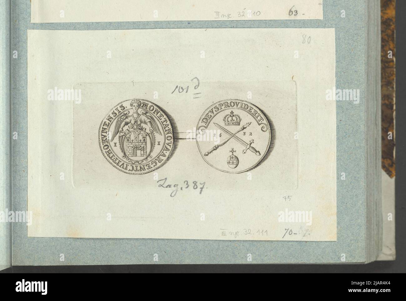 Bild der Münze: Toruń Talara von 1632, aus der Interregnum-Zeit nach dem Tod von Zygmunt III ...