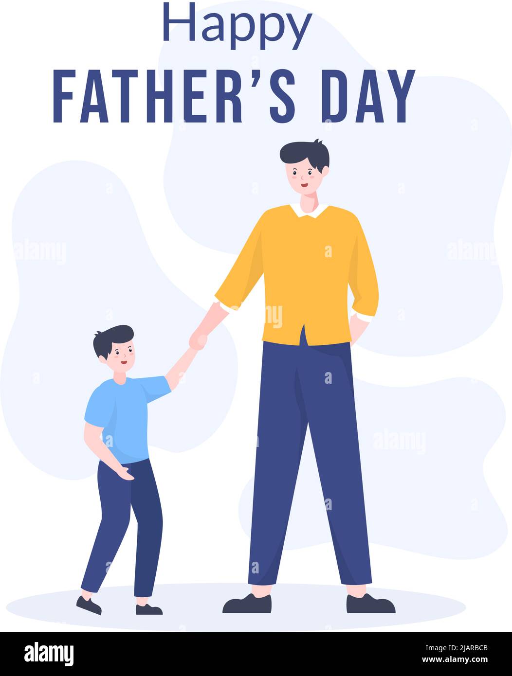 Il figlio si siede sulle spalle dei padri Ausgeschnittene Stockfotos ...