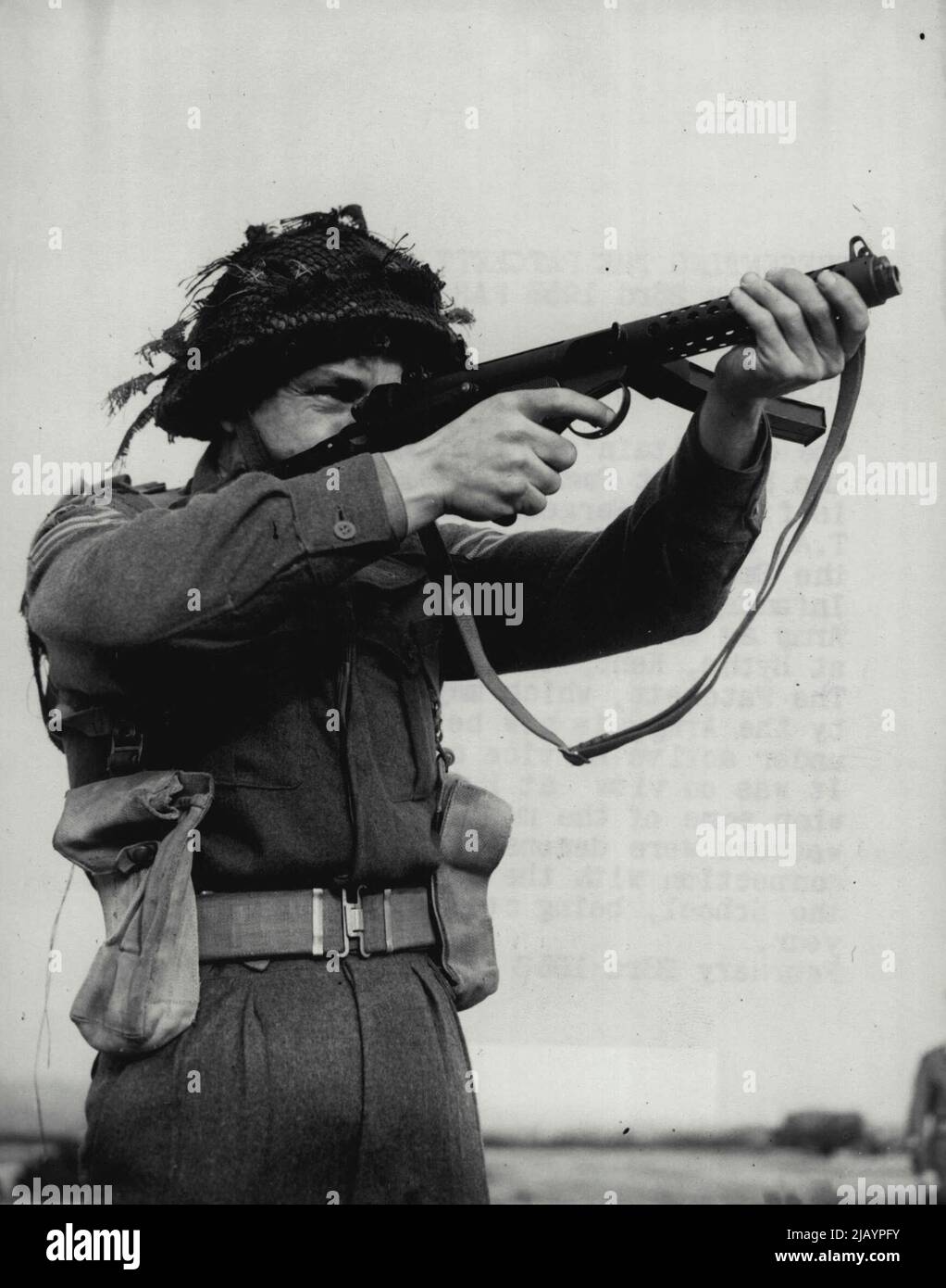 Präsentiert das Patchett -- eine der neuesten britischen Waffen, die ...