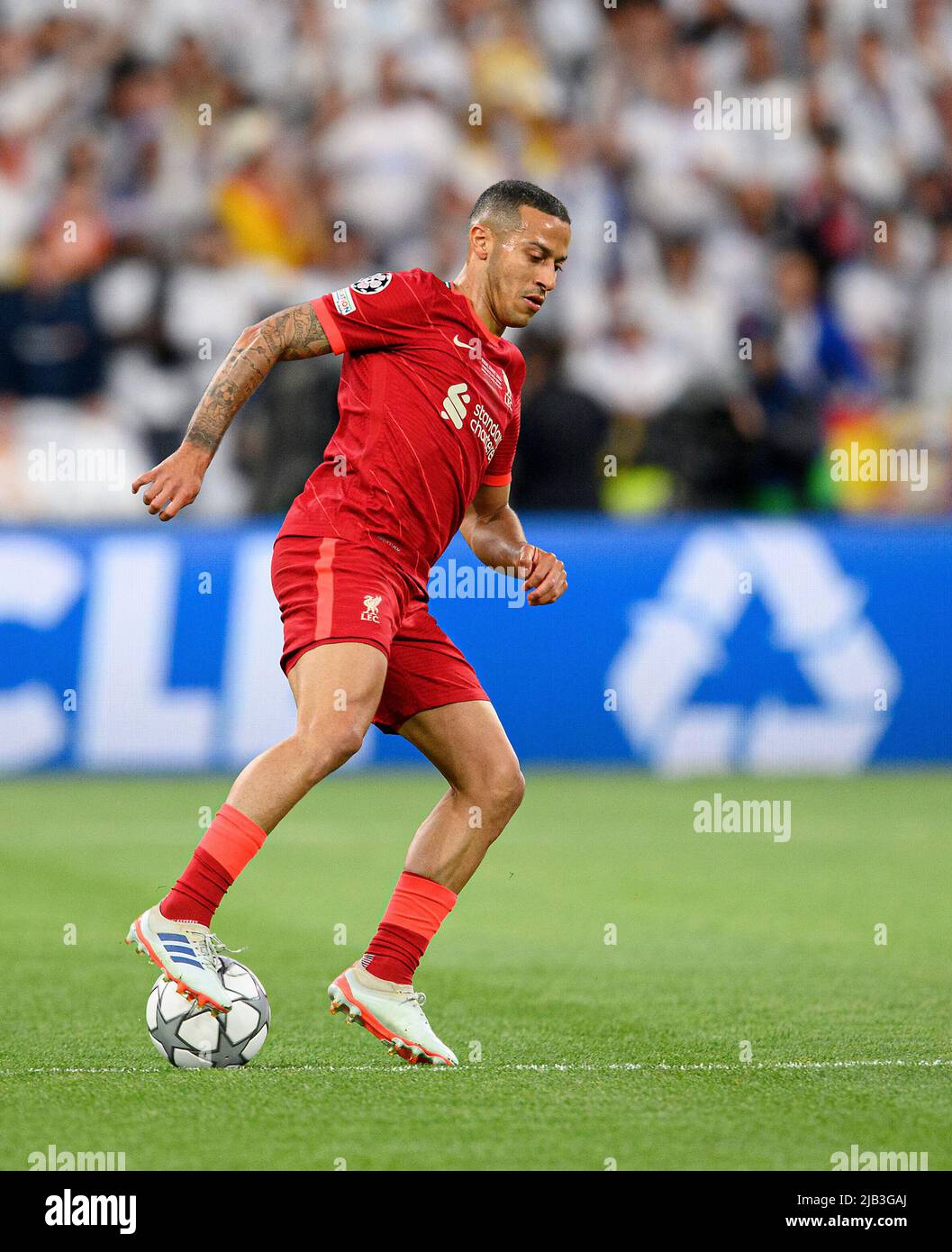 THIAGO (LFC) Action, Fußball Champions League Finale 2022, FC Liverpool ...