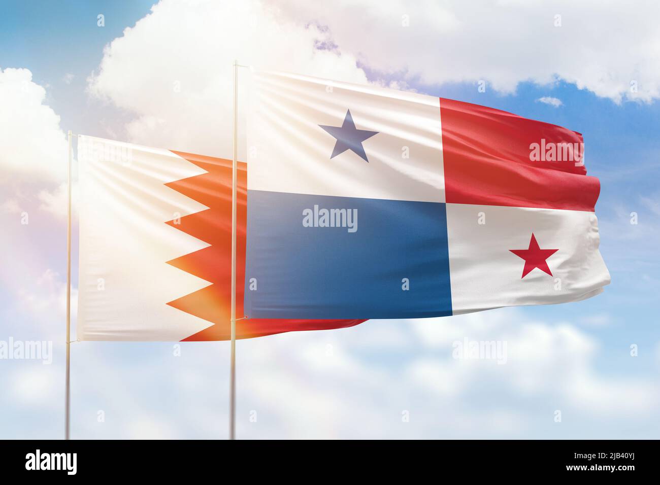 Bahrain panama flagge -Fotos und -Bildmaterial in hoher Auflösung – Alamy