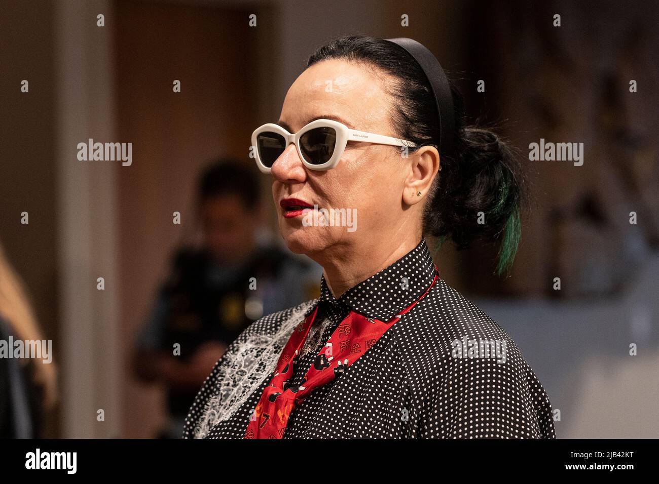 New York, New York, USA. 2.. Juni 2022. Linda Rama, Frau des ...