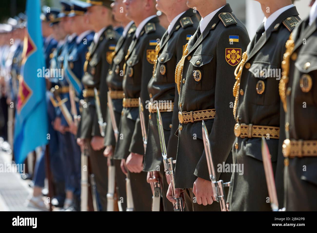 Der Präsident der Ukraine, Volodymyr Zelensky, erhielt heute die ...
