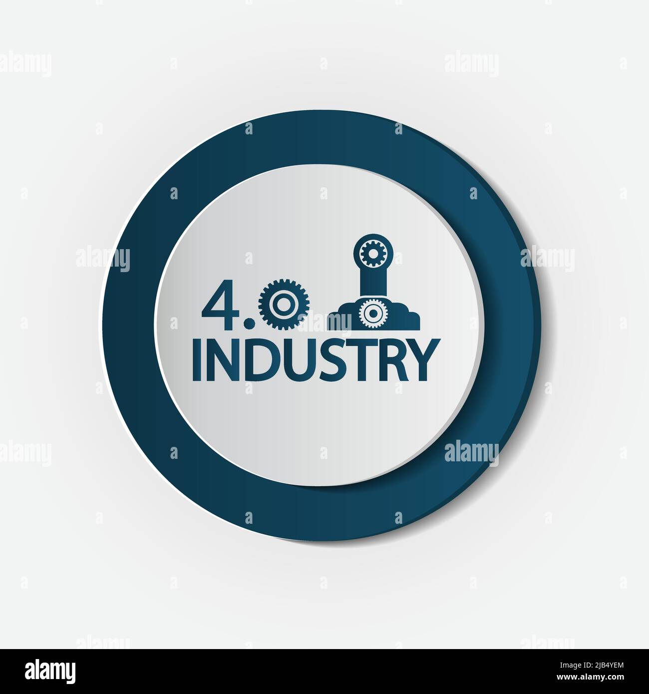 Industrie 4 0 icon Stock-Vektorgrafiken kaufen - Alamy