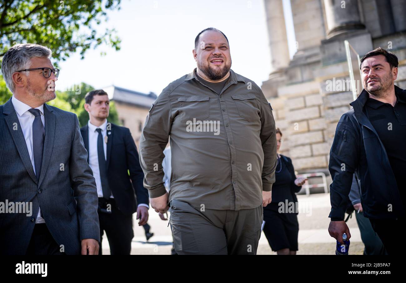 Berlin, Deutschland. 03.. Juni 2022. Ruslan Stefantschuk, Sprecher des ...