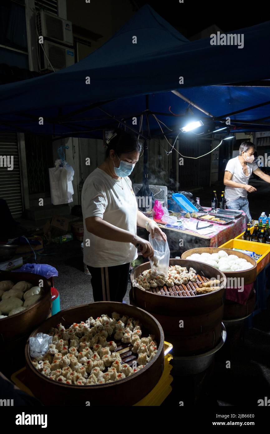 Borneo Sibu, eine Stadt im Landesinneren, ist eine Stadt im Zentrum ...