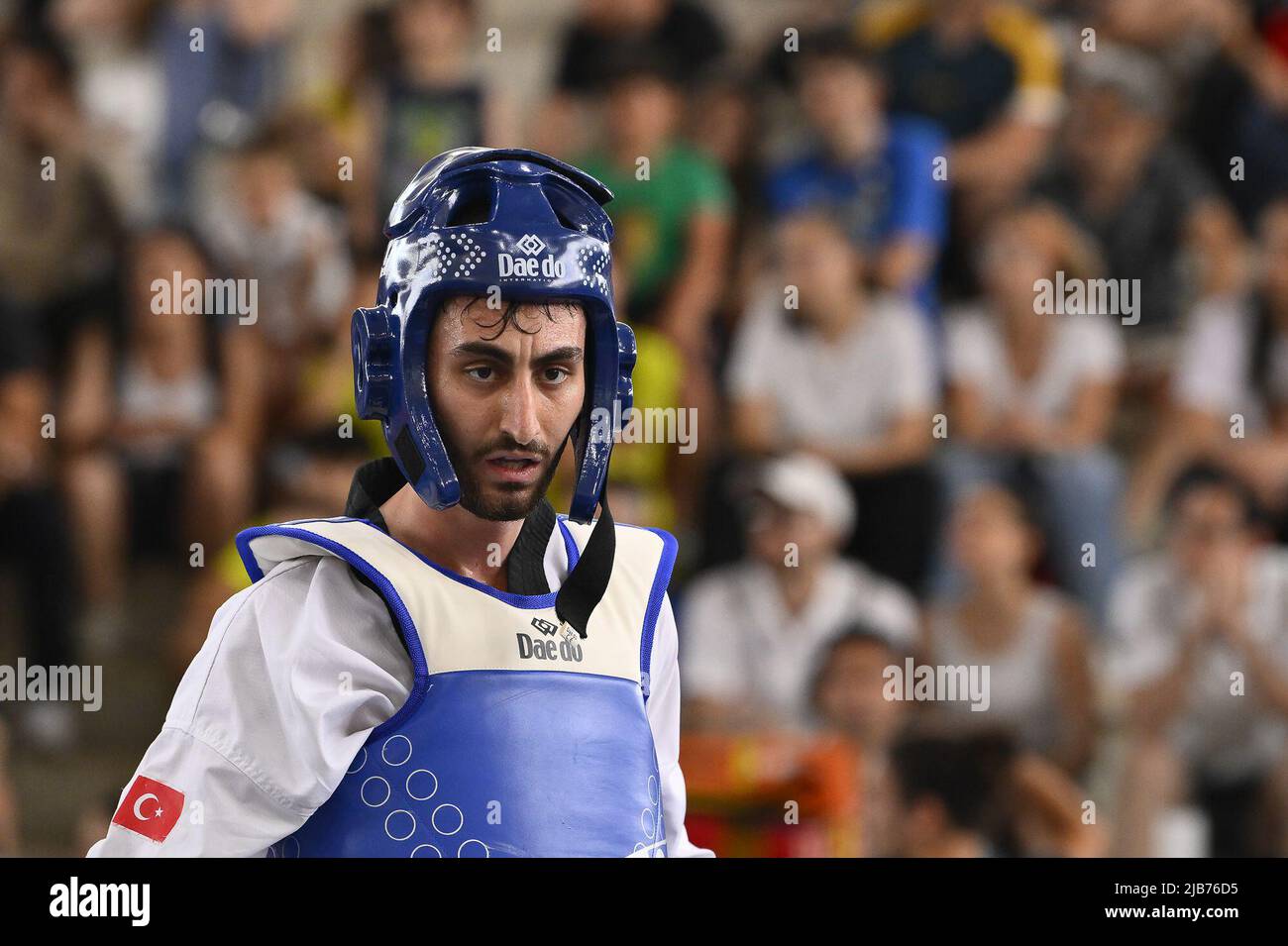 Gorkem POLAT (TUR) gegen David KIM (USA) beim QF-Lauf zum World ...