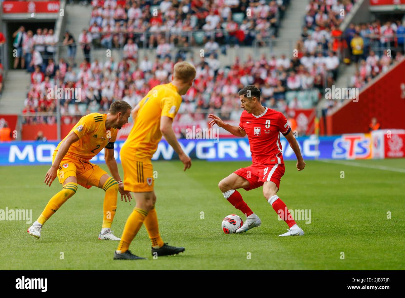 Breslau, Polen, 1.. Juni 2022. Spiel der UEFA Nations League Group A4 ...