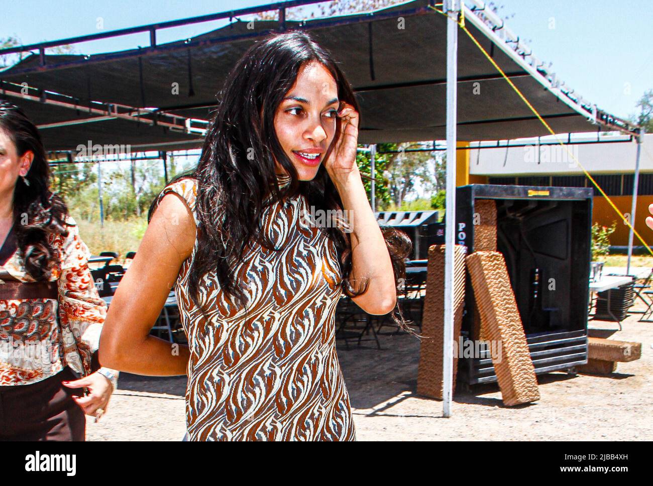 Rosario Dawson Schauspielerin. Rosario Isabel Dawson, während der ...