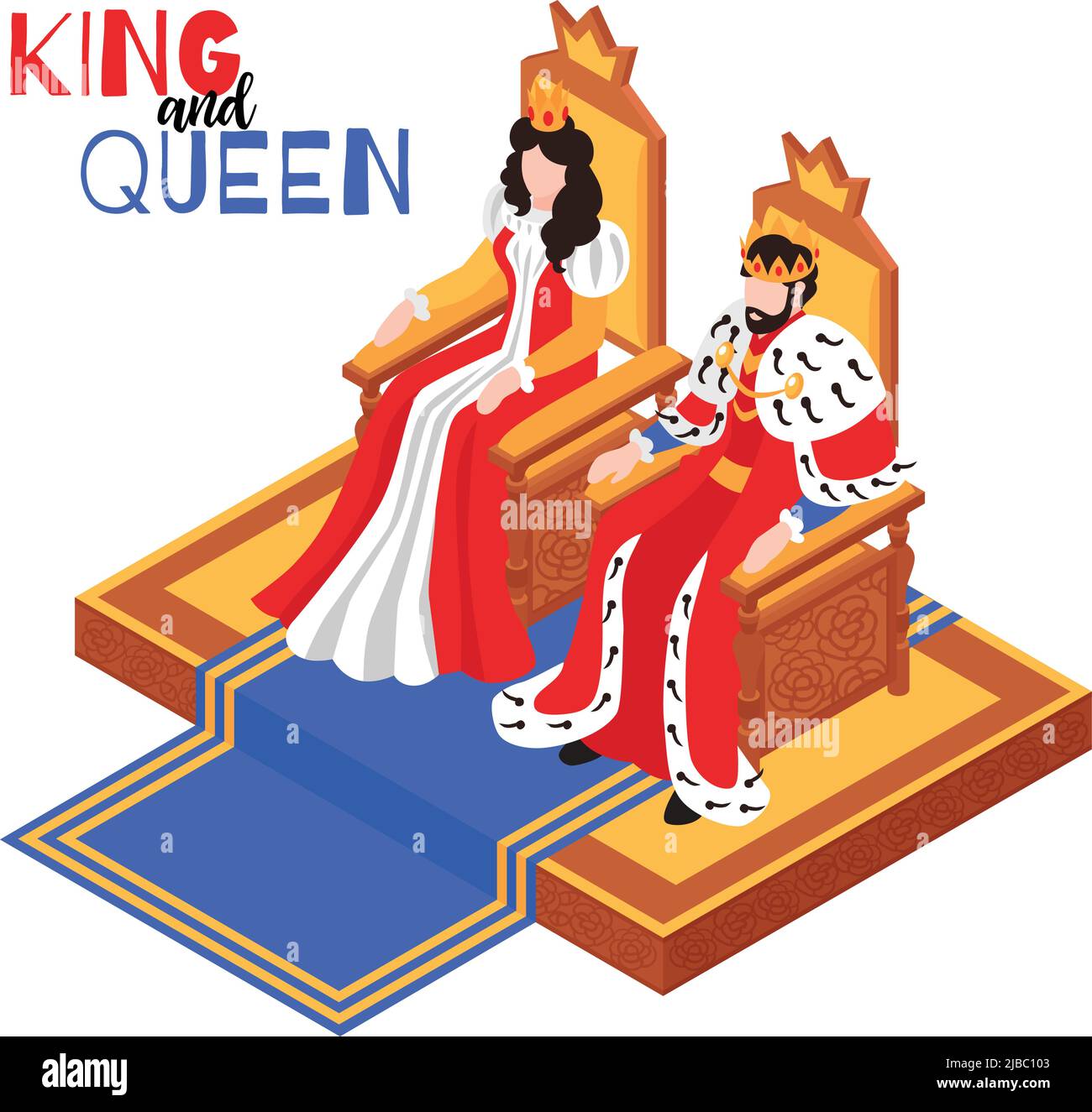 Königin sitzt auf dem thron Ausgeschnittene Stockfotos und -bilder - Alamy