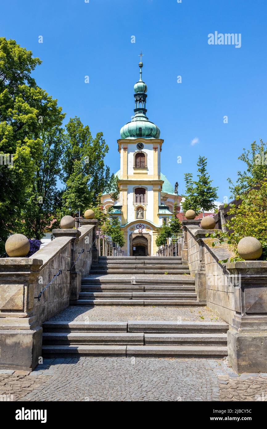 Poutní kaple Narození Panny Marie, Česká Kamenice, Severni Cechy, Ceska ...