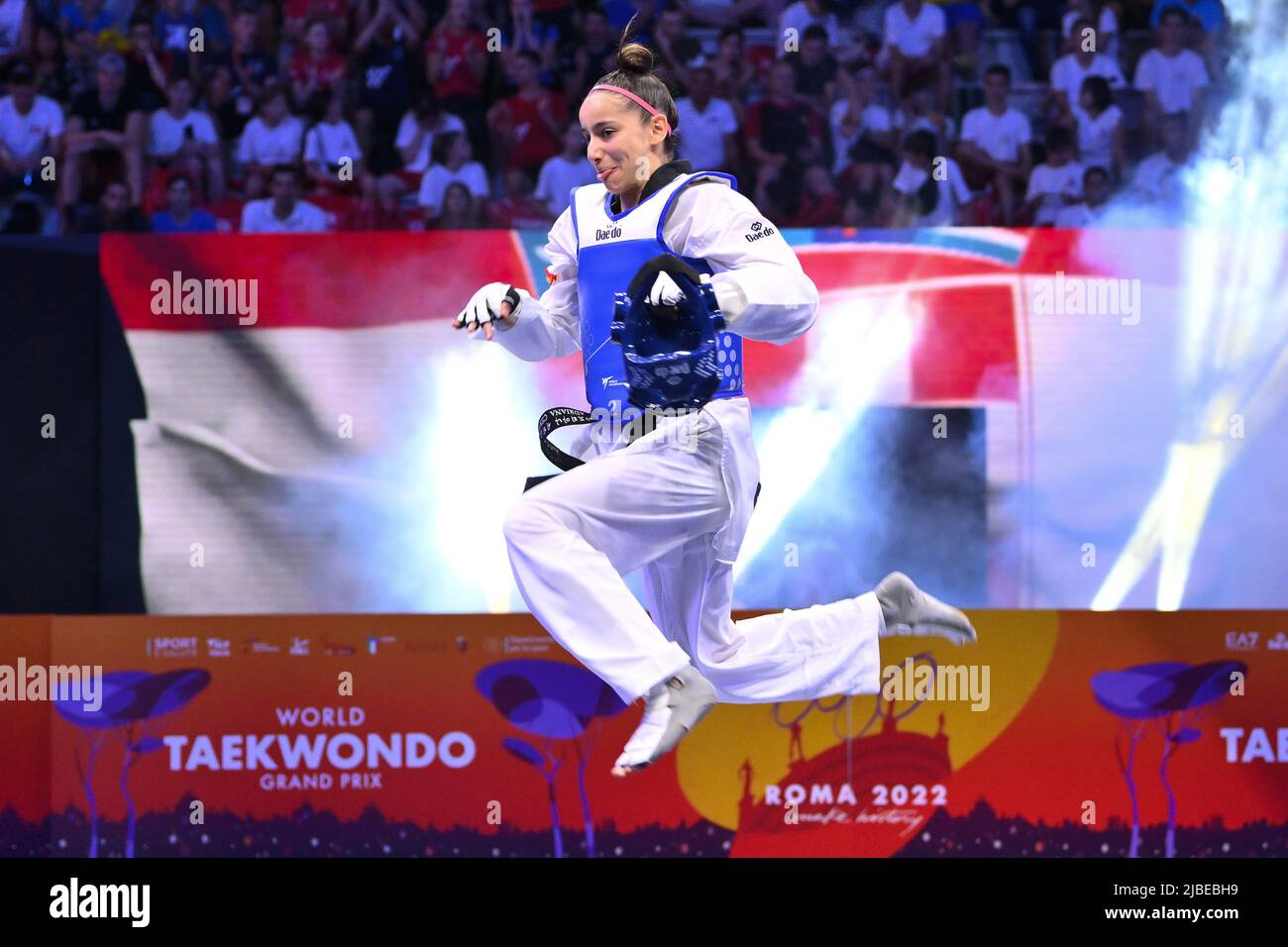 Rom, Italien, 5.. Juni 2022, Adriana CEREZO IGLESIAS (ESP) gewinnt das ...