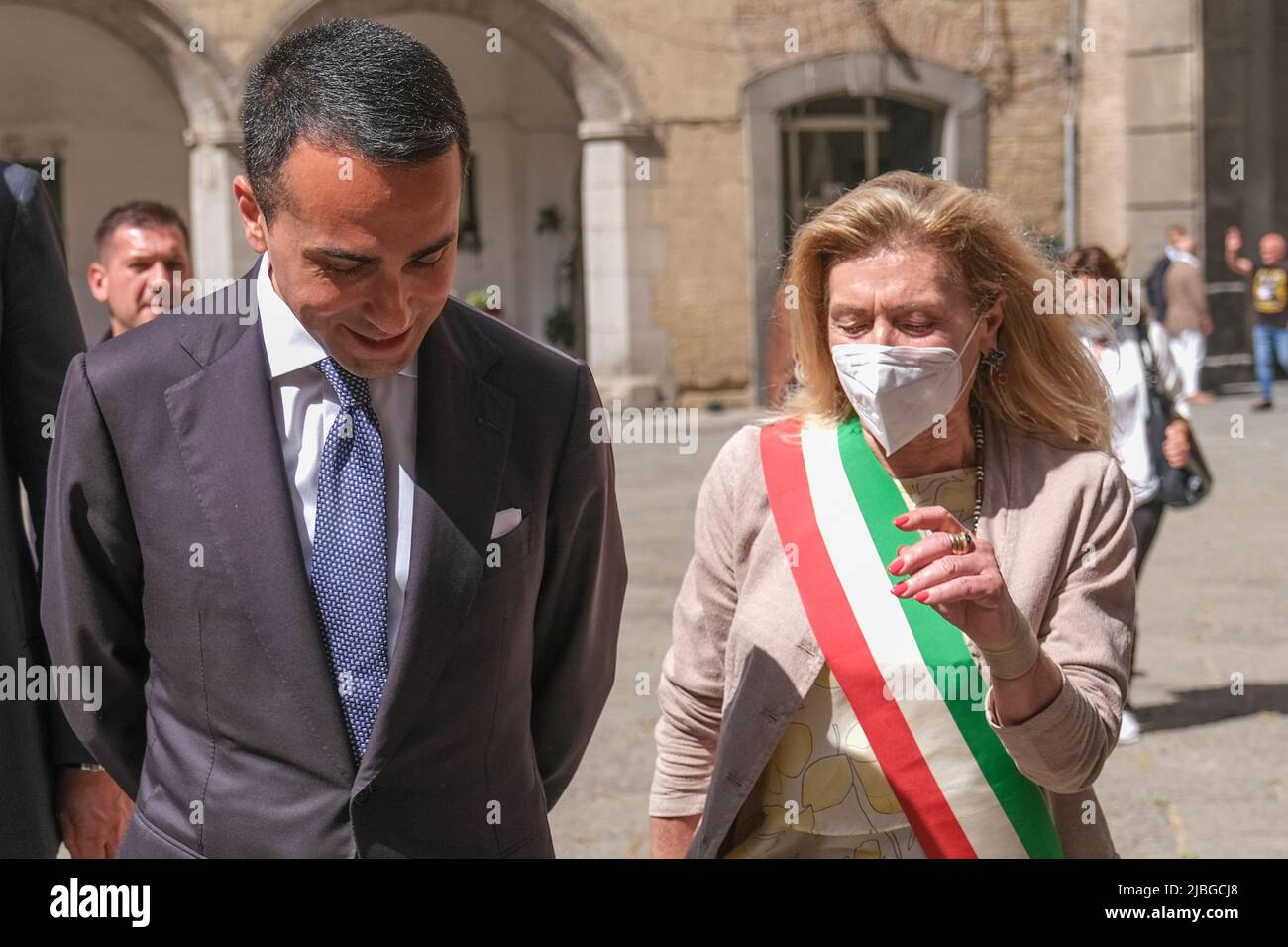 Minister Di Maio, Außenminister der 5-Sterne-Bewegung in Maschio ...