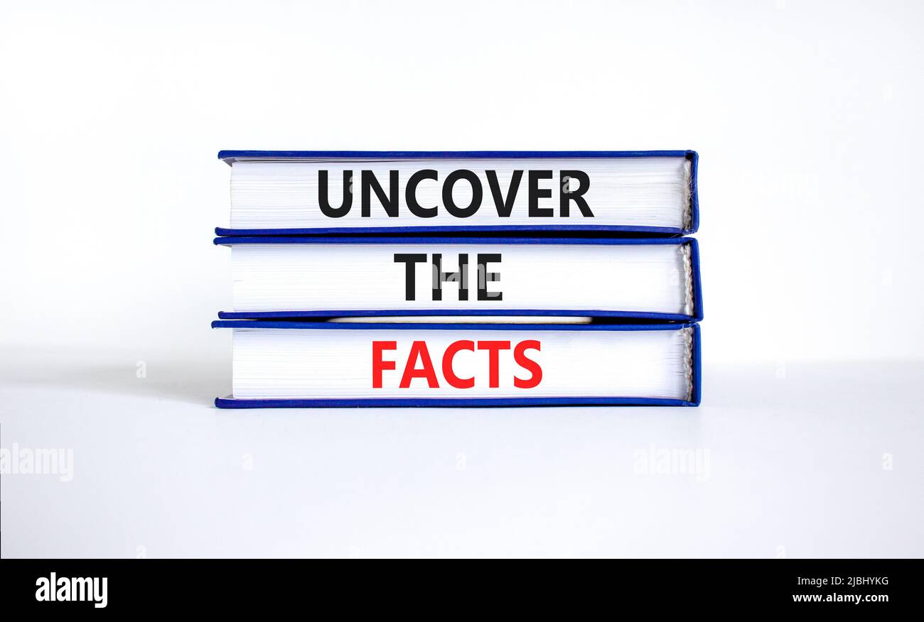 Entdecken Sie das Facts-Symbol. Concept Words enthüllen die Fakten auf ...