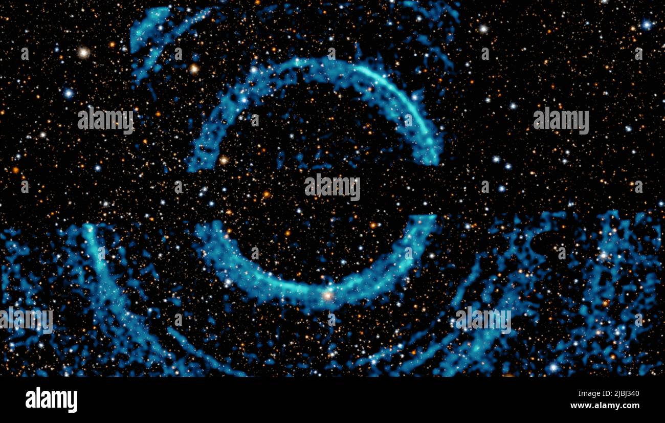 Platz. 2.. Juni 2022. Dieses Bild zeigt einen spektakulären Satz von ...