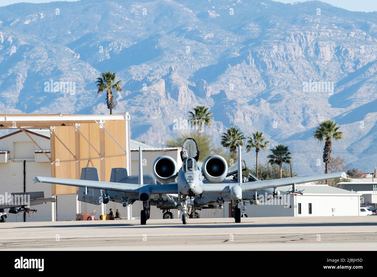 Ein US Air Force A-10 Thunderbolt II Pilot, der den 354. Fighter ...