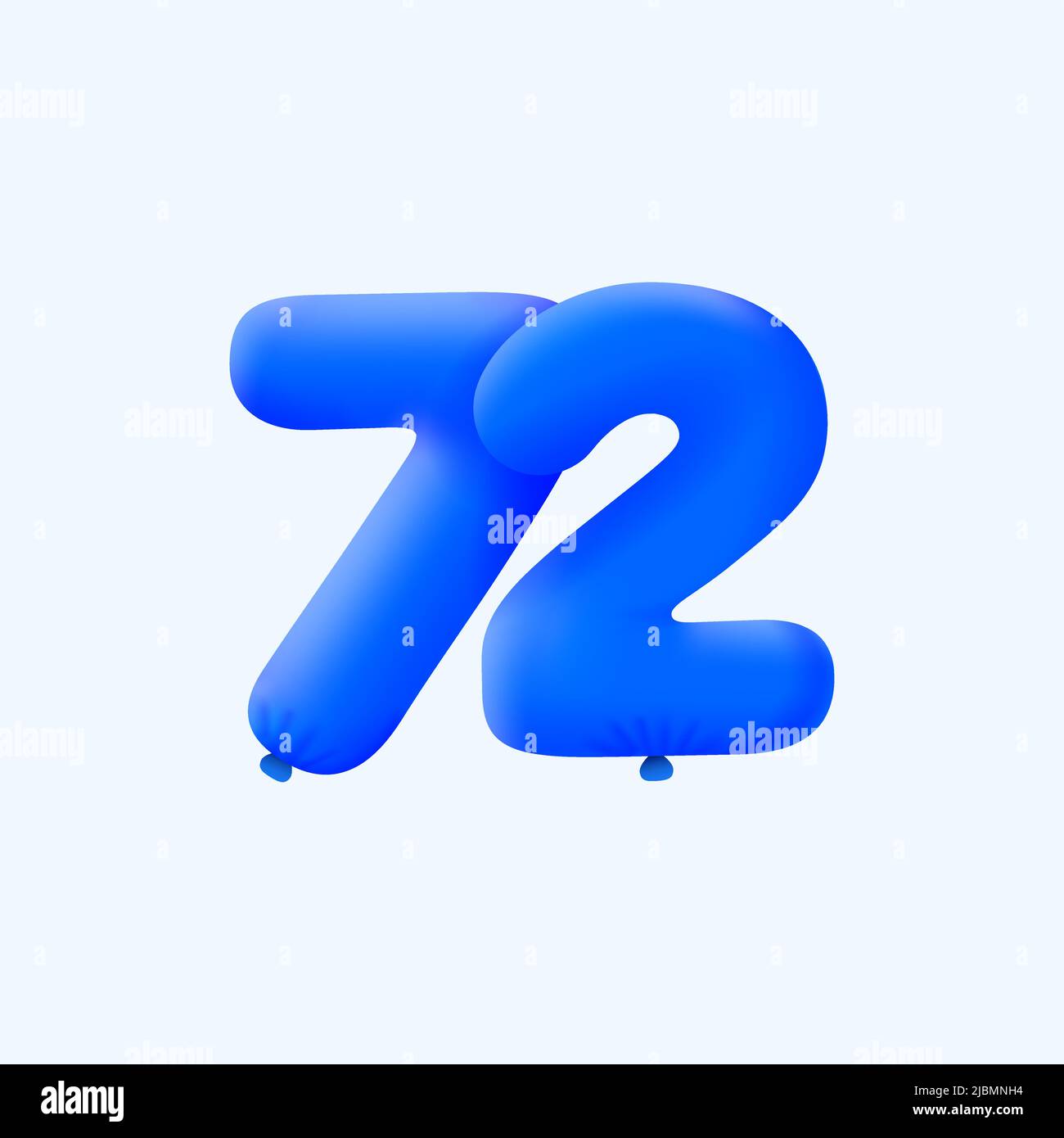 Aufblasbare luftballons mit zahlen Stock-Vektorgrafiken kaufen - Alamy