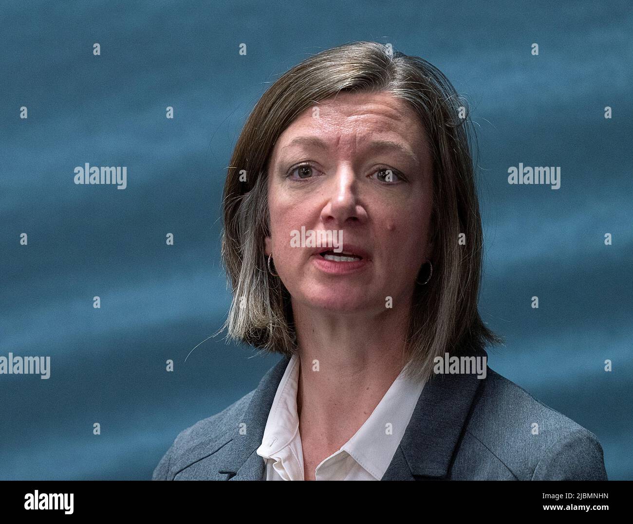 Zurückgezogene RCMP-CPL. Jennifer Clarke gibt Zeugnis über die ...