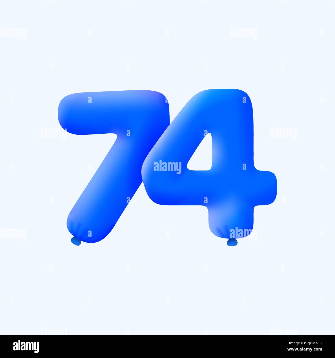 Aufblasbare luftballons mit zahlen Stock-Vektorgrafiken kaufen - Alamy