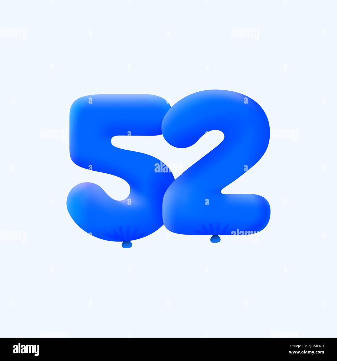 Aufblasbare luftballons mit zahlen Stock-Vektorgrafiken kaufen - Alamy