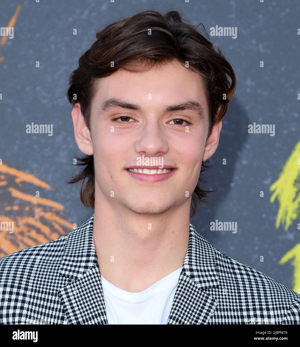 Hollywood, CA, USA, 7. Juni 2022, Louis Partridge trifft am Dienstag ...