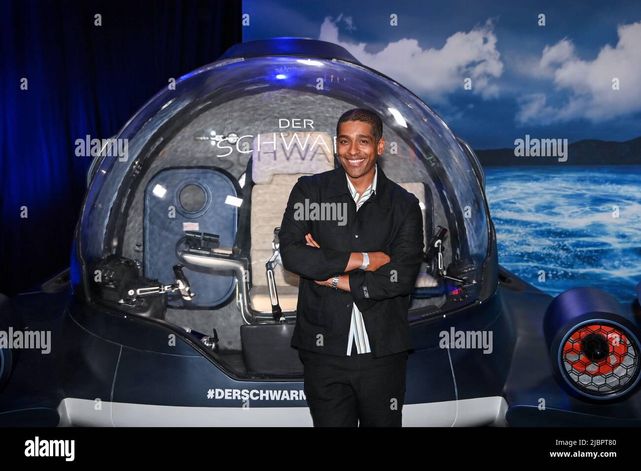 Berlin, Deutschland. 07.. Juni 2022. Schauspieler Alexander Karim kommt ...