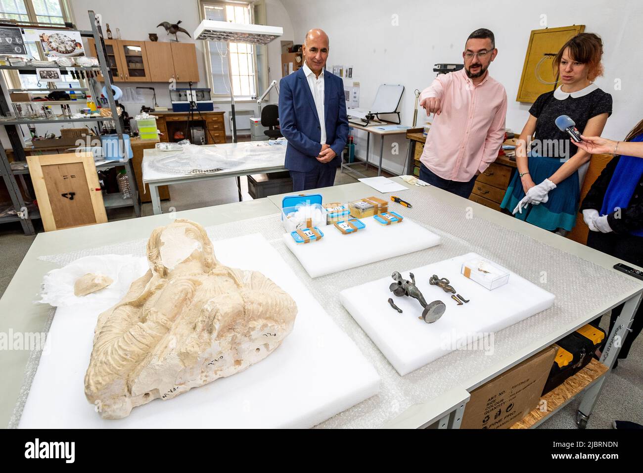 Terezin, Tschechische Republik. 08.. Juni 2022. Das Tschechische ...