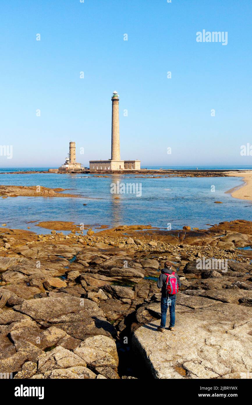 Frankreich, Manche, Cotentin, Gatteville le Phare oder Gatteville Phare, Gatteville Leuchtturm ...