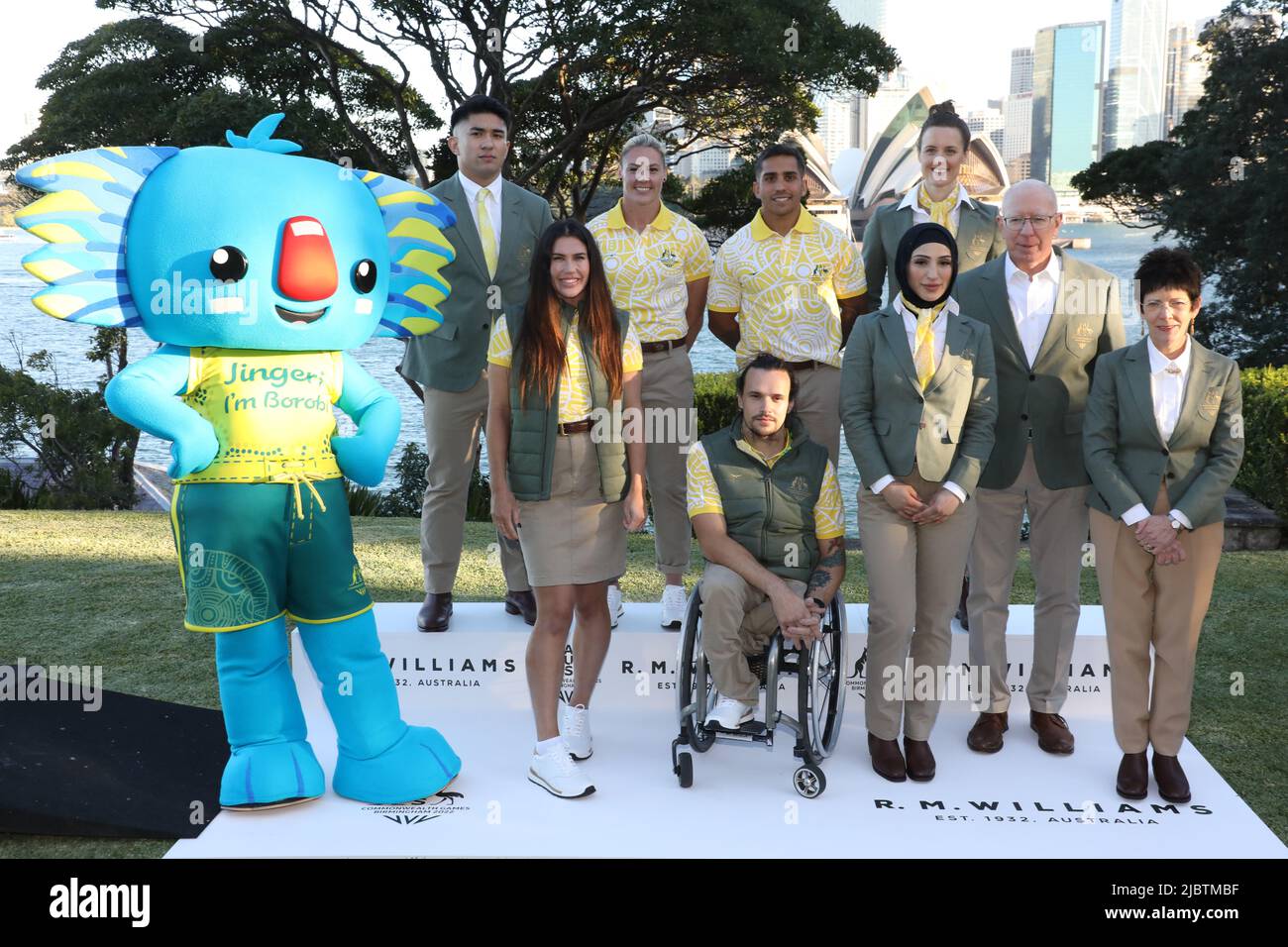 Sydney, Australien. 8.. Juni 2022. Im Bild: Borobi, Ellie Cole, Sharni ...