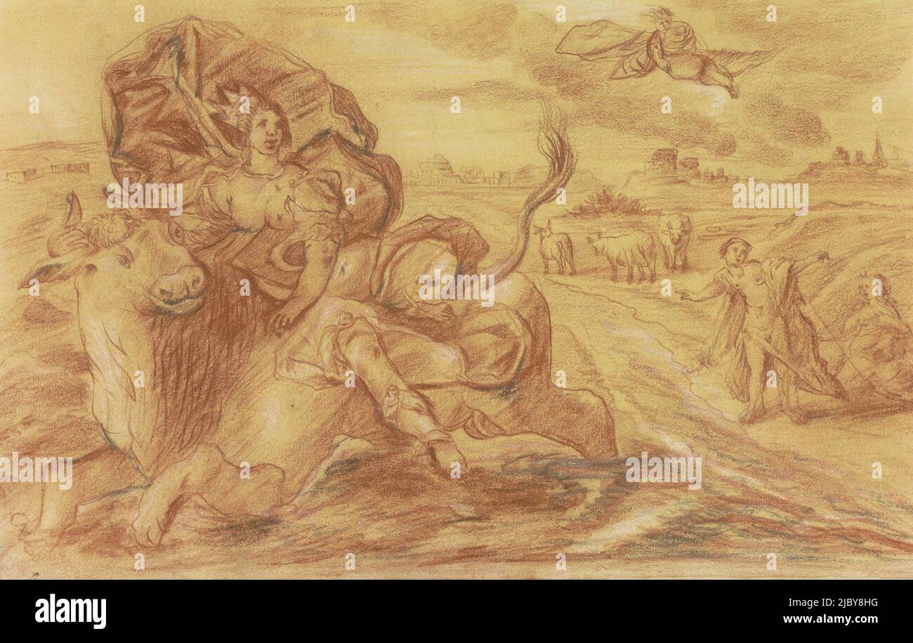 Raub von Europa, Hendrick van Beaumont, nach Hendrick Goltzius, 1696 ...