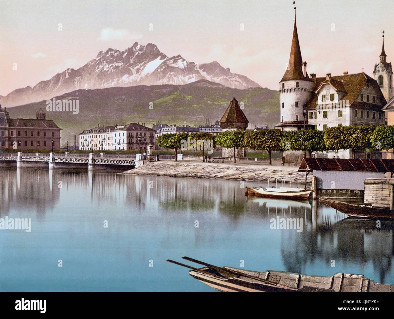 Luzern schweiz photochrom -Fotos und -Bildmaterial in hoher Auflösung ...