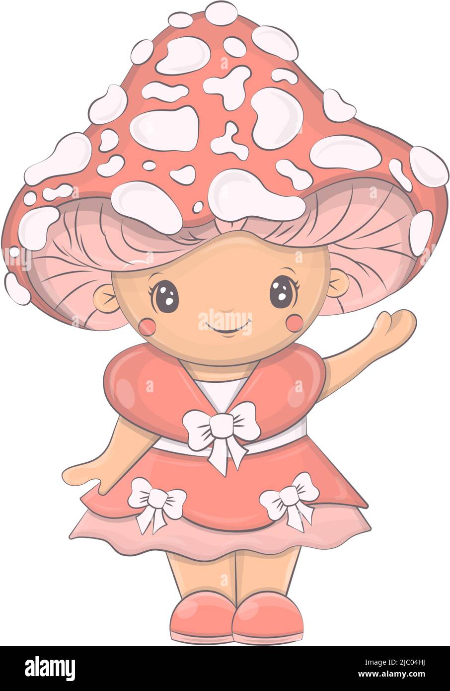 Pilz kawaii Stock-Vektorgrafiken kaufen - Alamy