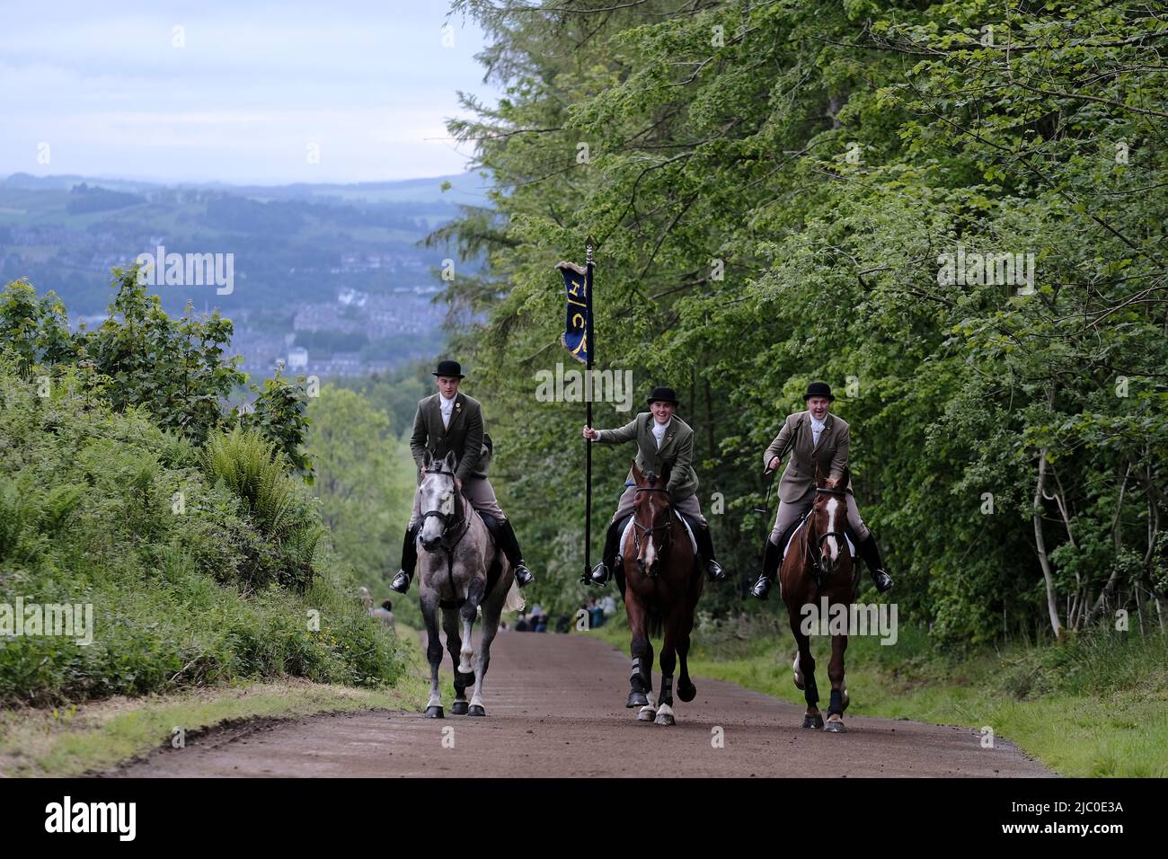 Hawick, Großbritannien. 09.. Juni 2022. Hawick Cornet 2022, Greig ...