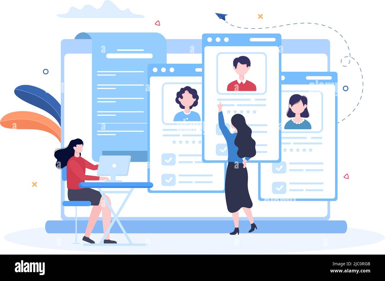 Arbeitsagentur für Rekrutierung oder Vermittlung Job-Service mit ...