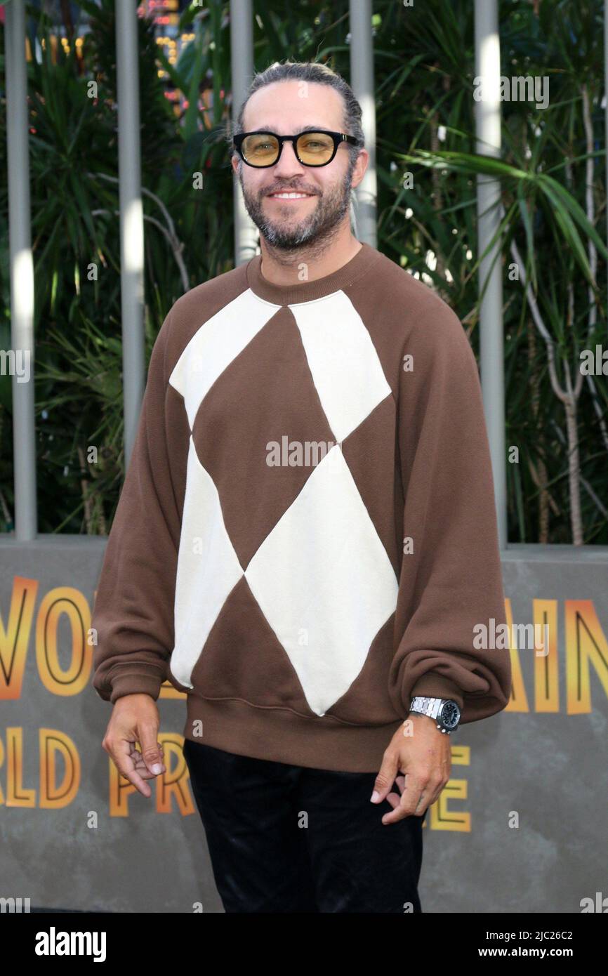 Pete Wentz bei der Ankunft zur JURASSIC WORLD DOMINION Premiere, TCL ...